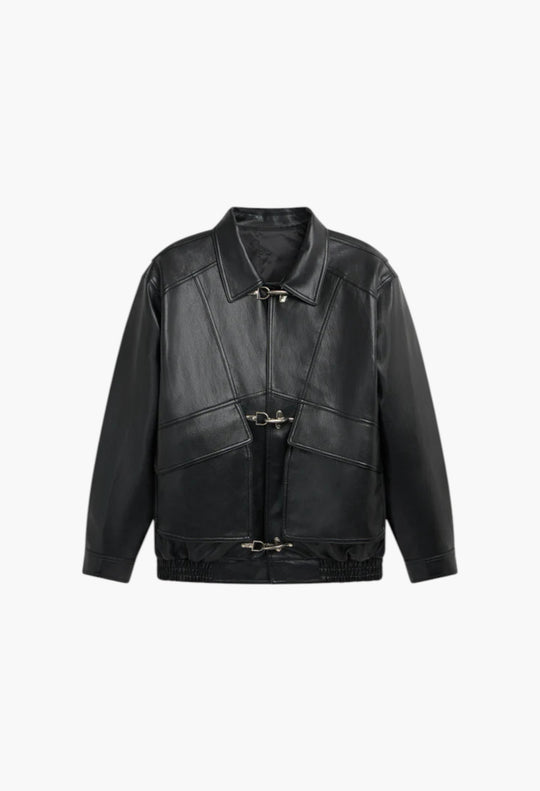 Home / Utrecht Faux Leather Buckle Jacket